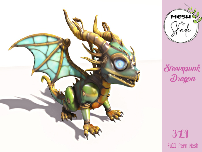 Second Life Marketplace Mbs Steampunk Dragon
